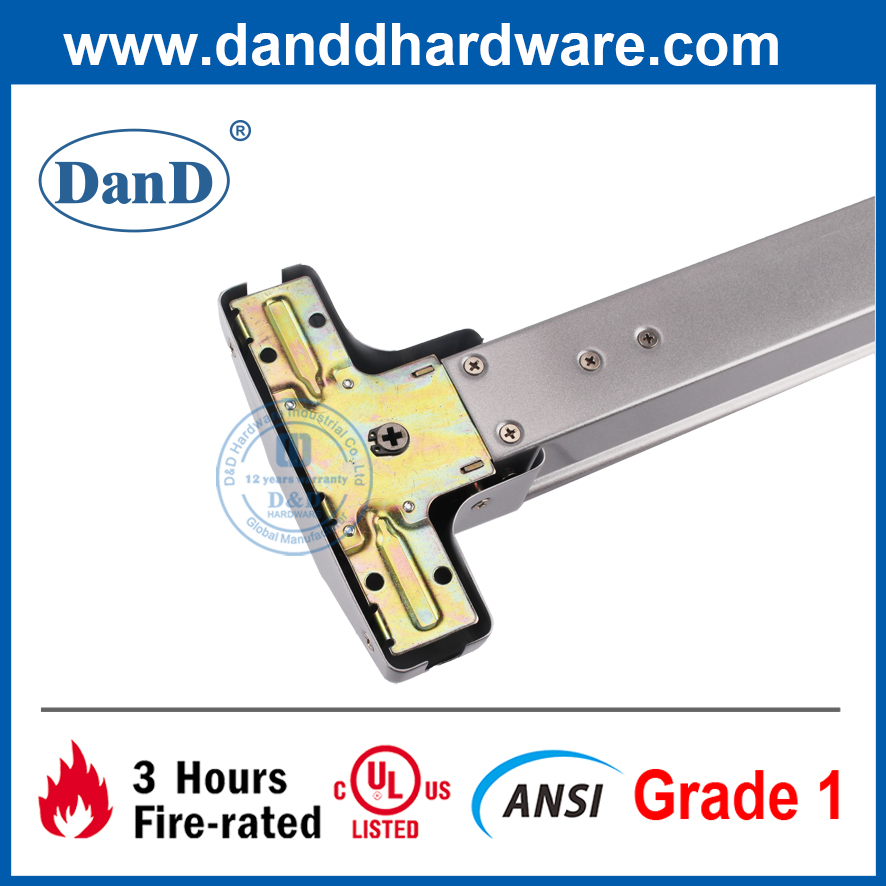 UL ANSI Grade 1 Steel Fire Exit Push Bar for Emergency Door-DDPD006 ...
