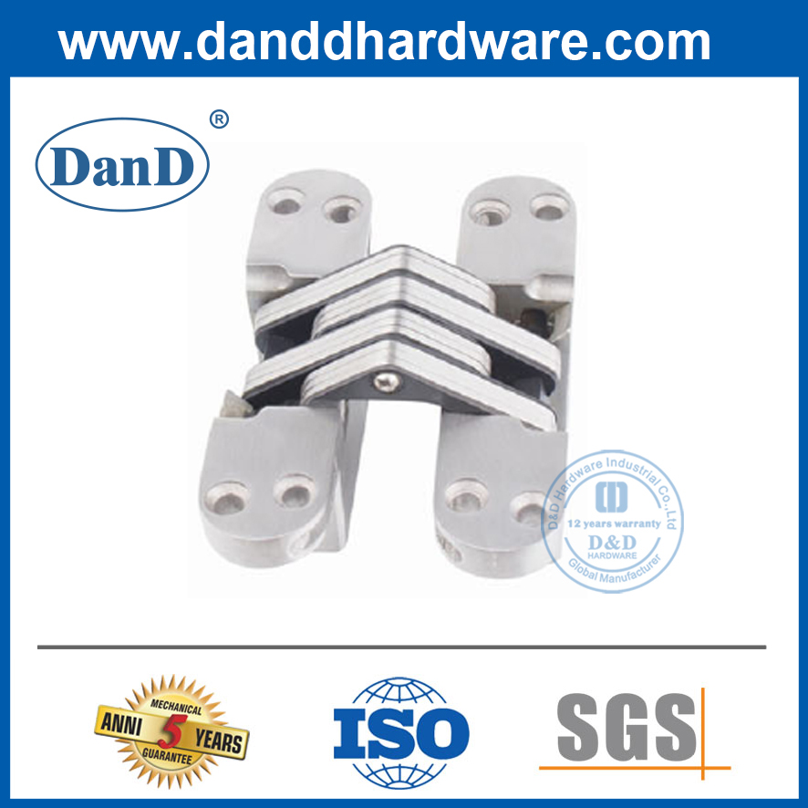 Stainless Steel Zinc Alloy Concealed Hinge with Nylon Silencer Secret ...